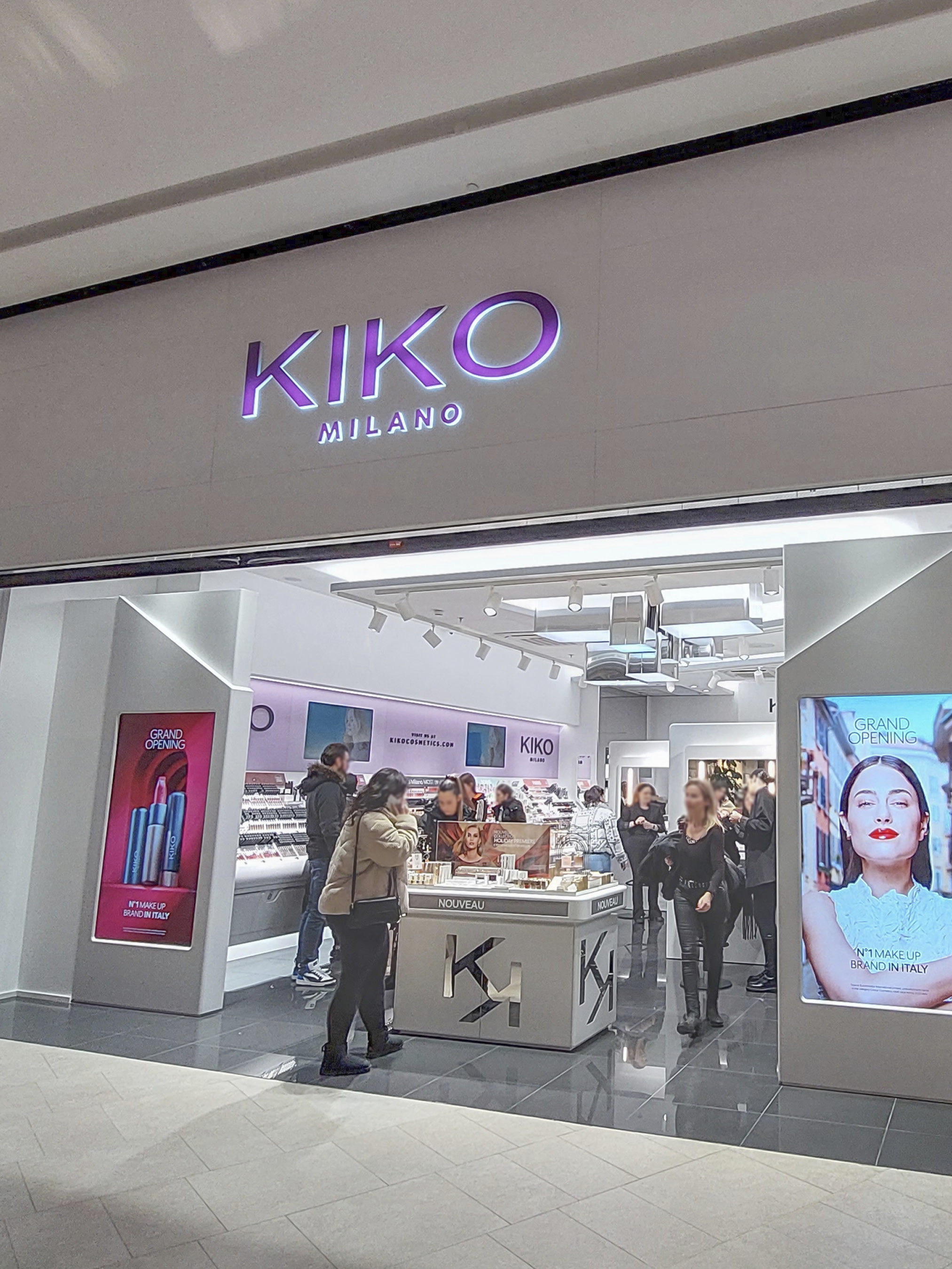 L’enseigne Kiko Milano a ouvert son premier magasin dans le centre ...