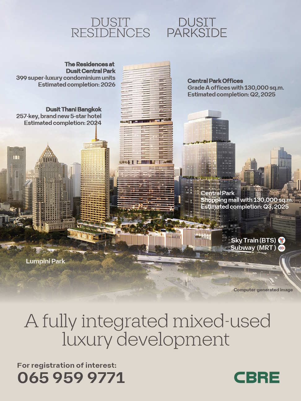The Residences at Dusit Central Park | CBRE Argentina
