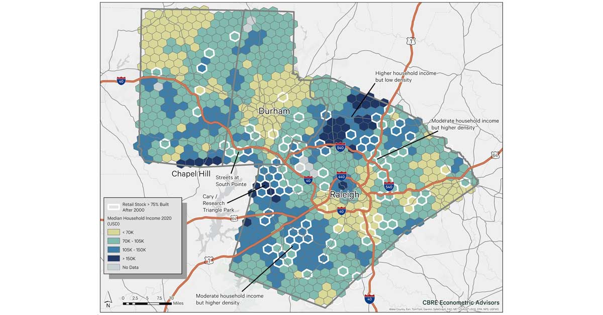 Income Matters for Retail Development but So Does Density | CBRE
